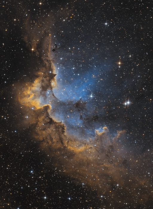 Picture of the Month - August 2020 - NGC7380 The Wizard Nebula (SHO)